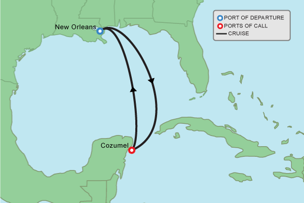4 Night Western Caribbean From New Orleans, Louisiana | Carnival Valor