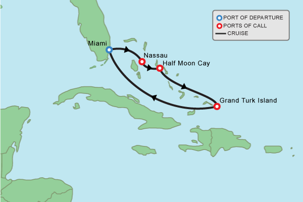 Half Moon Cay Map Private Island & Bahamas Escape Holland America (4