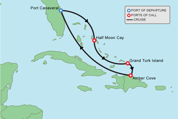 Map Of Florida Carnival Ports