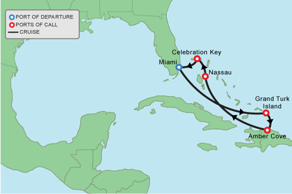 7 Night Eastern Caribbean From Miami, Florida | Carnival Celebration