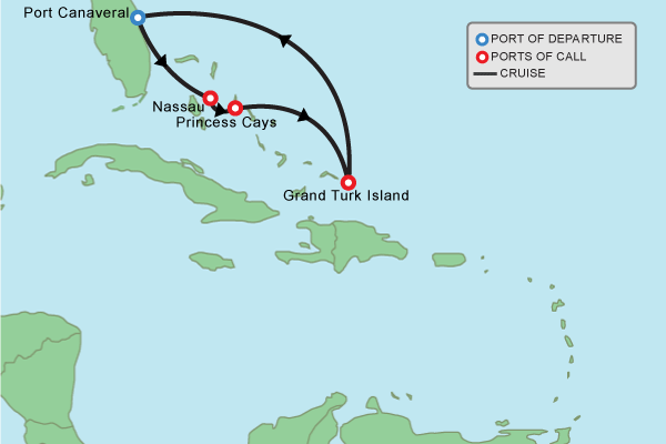 5 Night Eastern Caribbean From Port Canaveral (Orlando), Florida ...