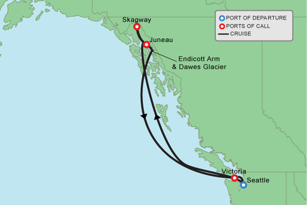 7 Night Alaska Adventure From Seattle, Washington | Voyager of the Seas